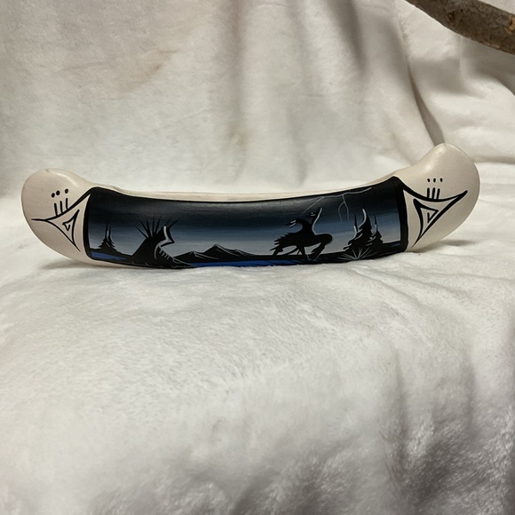 Cedar Mesa Pottery | Art | Signed Navajo Cedar Mesa Pottery Canoe Bowl ...